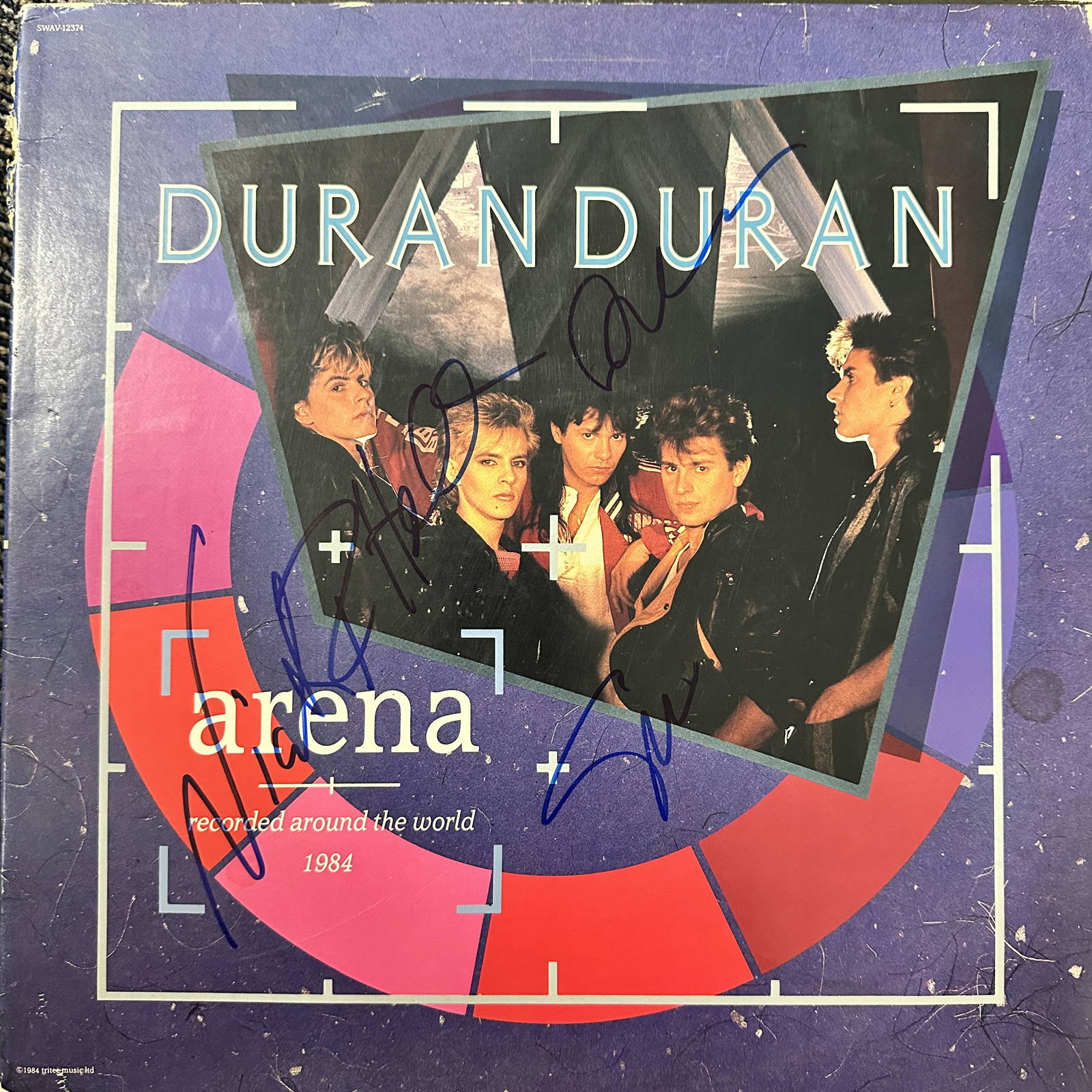 Duran Duran Autographed Album Auction