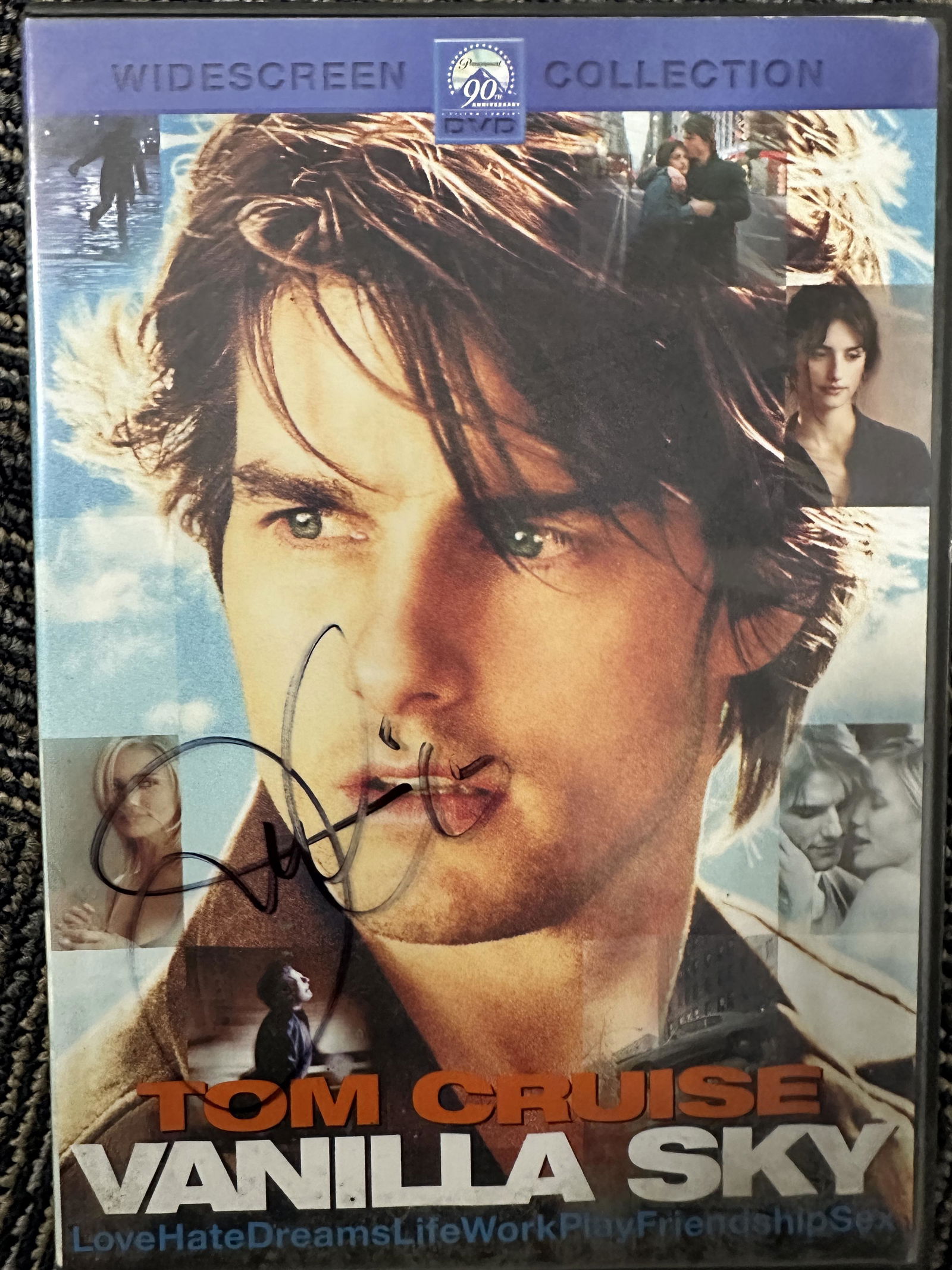 Tom Cruise Autographed Dvd Auction