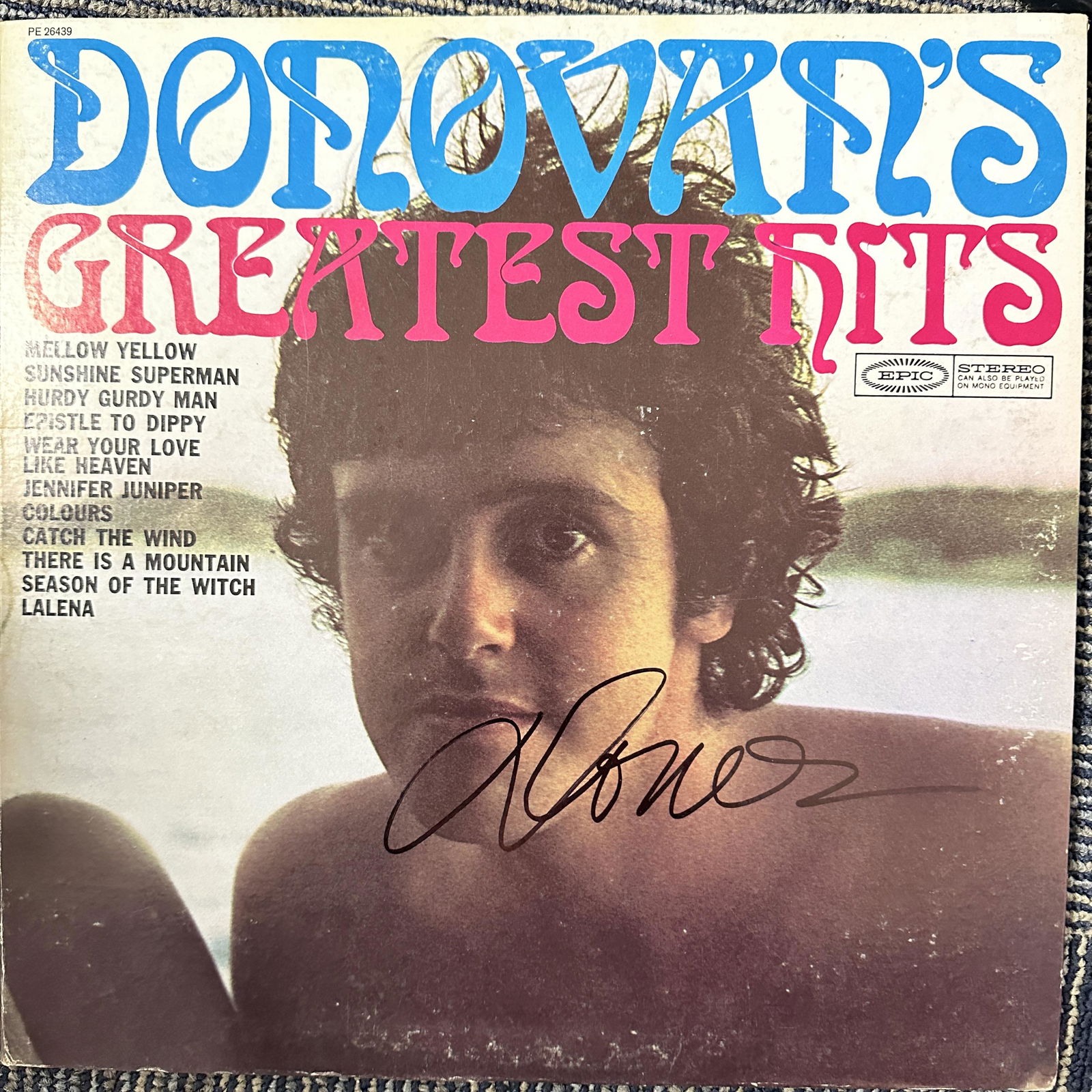 Donovan Autographed Album