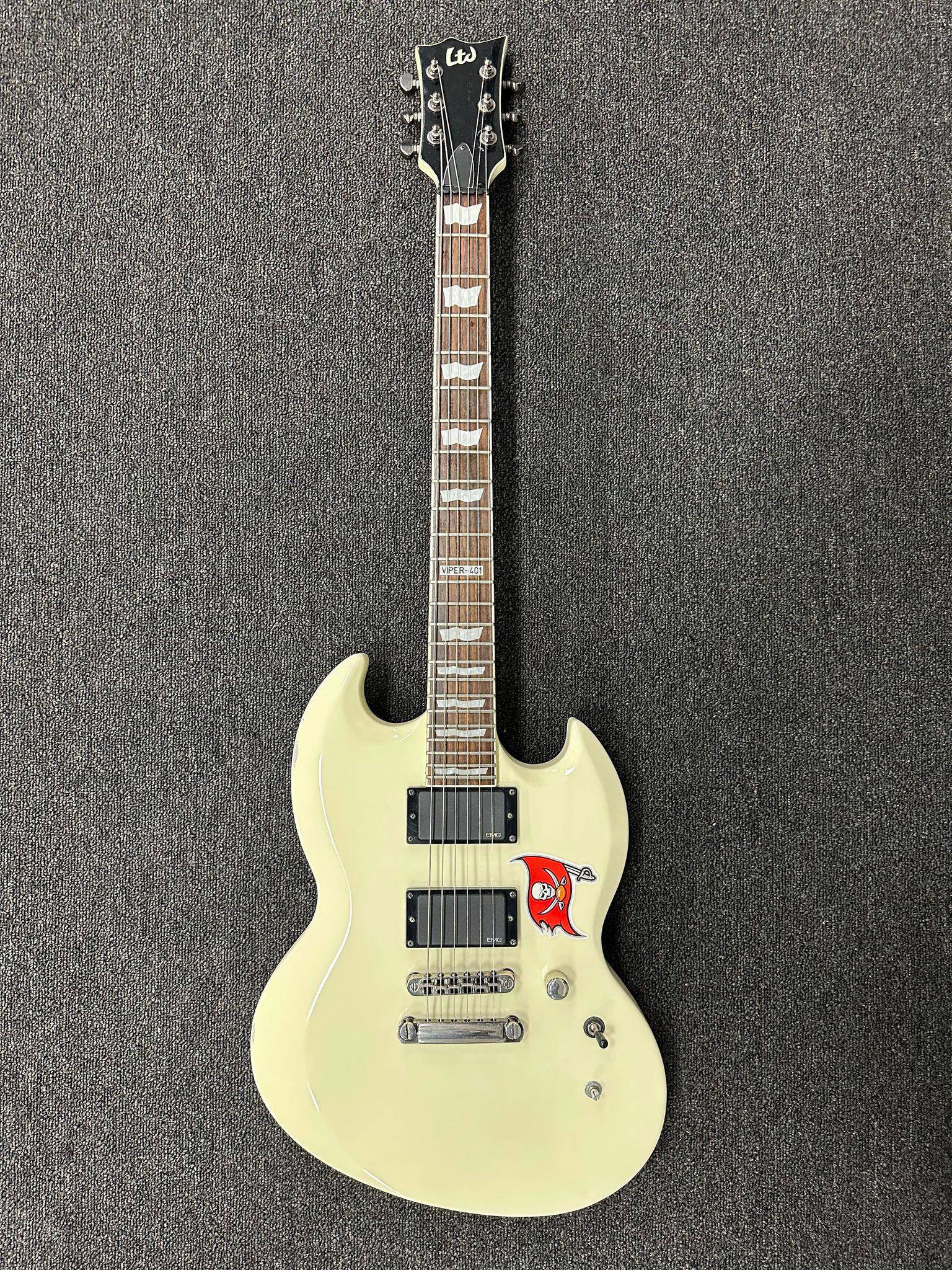 Ltd Viper Guitar With Sticker On Body Auction