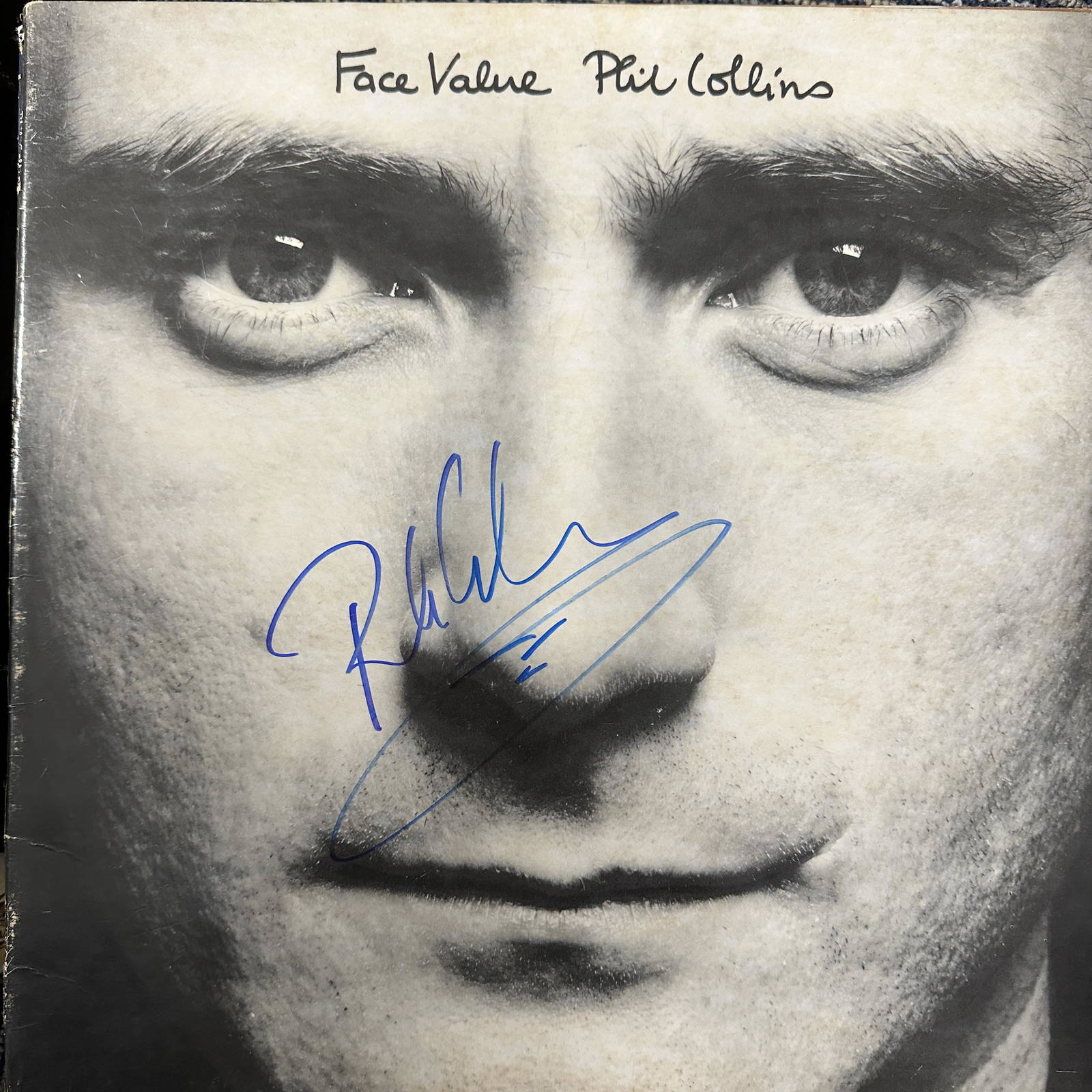 Phil Collins Autographed Album Auction
