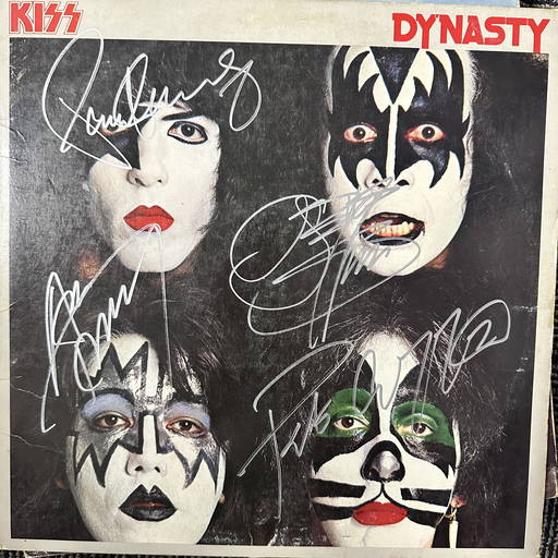 Kiss Autographed Album All 4