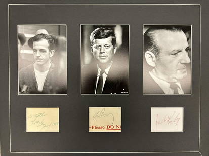 Jfk Jack Ruby & Lee Harvey Oswald Autographed Display
