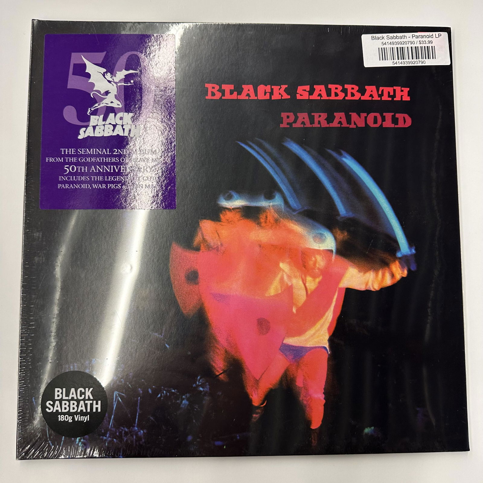 Black Sabbath Paranoid New Vinyl Record
