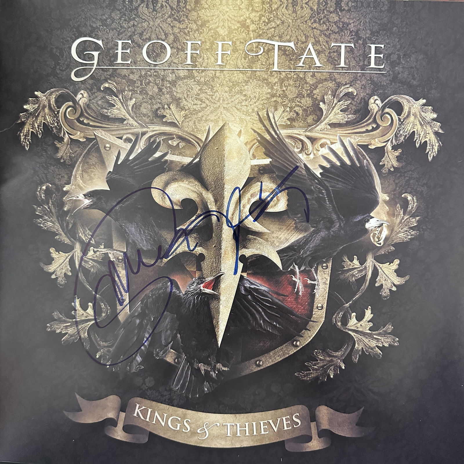 Geoff Tate Autographed Album