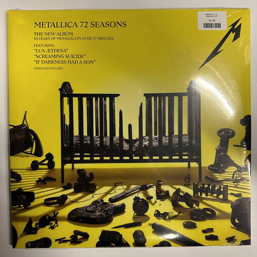 Metallica 72 Seasons (black Vinyl) New Record Album