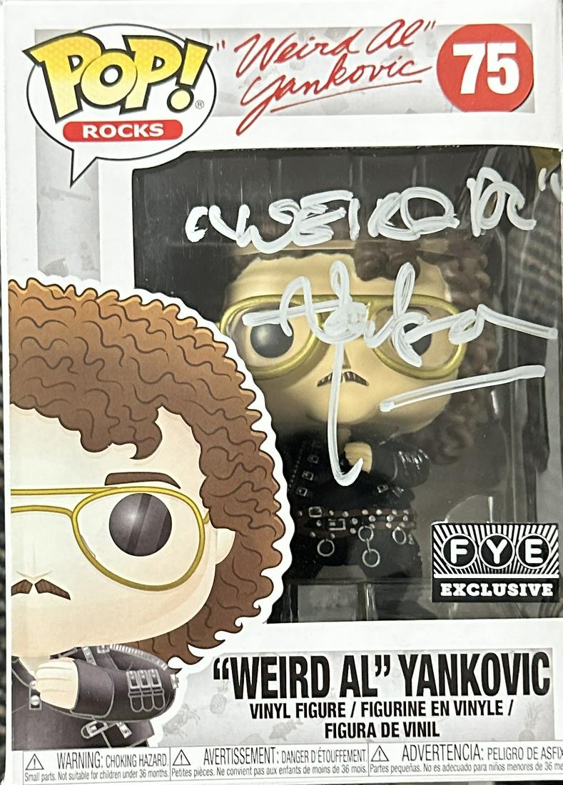 Weird Al Yankovic Autographed Funko