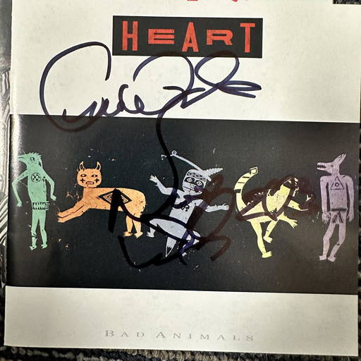 Heart Autographed Cd