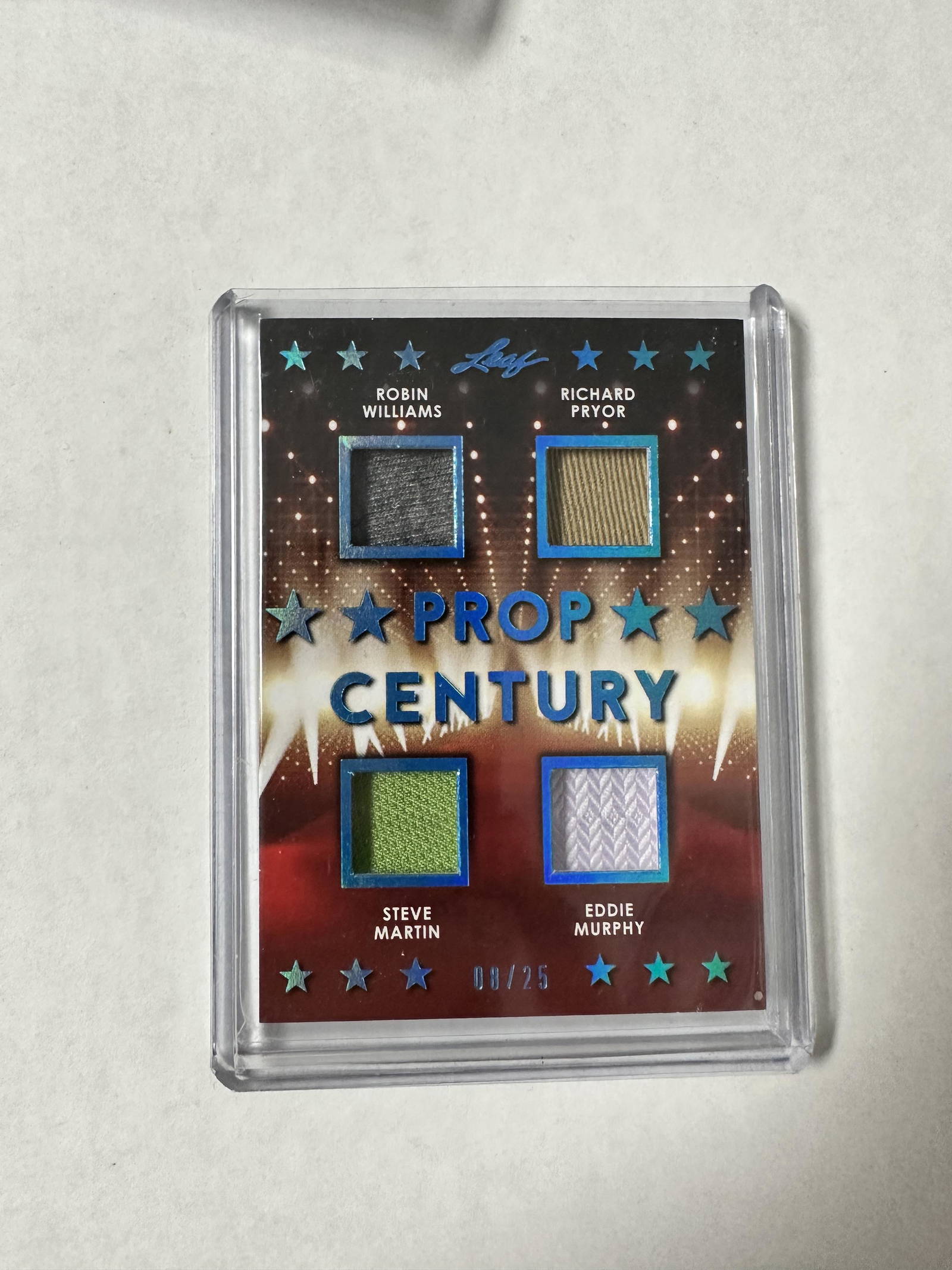 Robin Williams Pryor Martin Murphy Word Card Auction