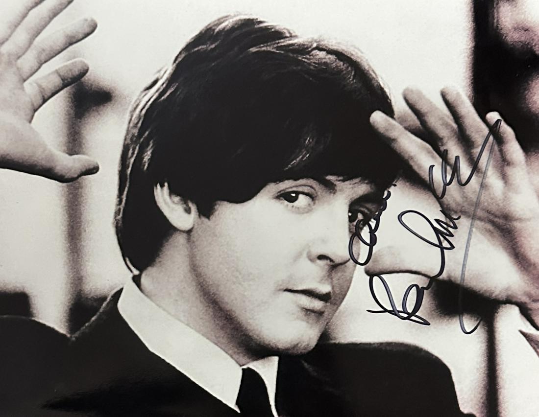 Paul Mccartney Autographed Photo Auction