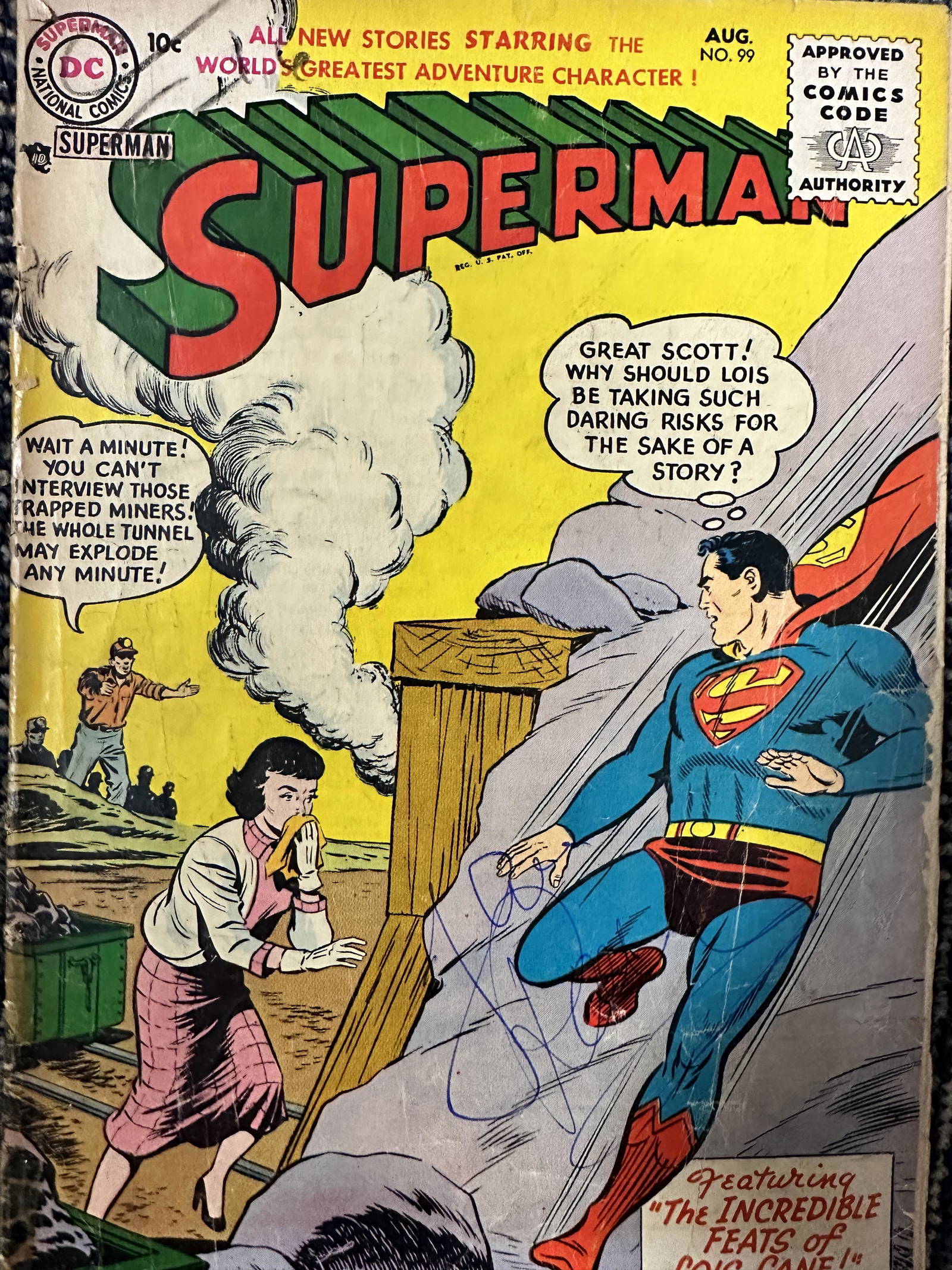 George Reeve Autographed Comic Book! Auction