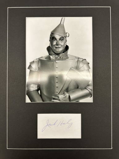 Jack Haley Autographed Display