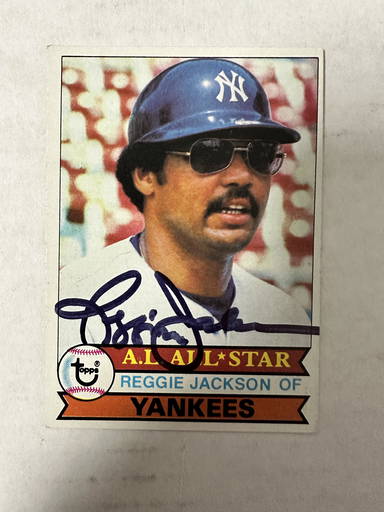 Reggie Jackson Autographed Card
