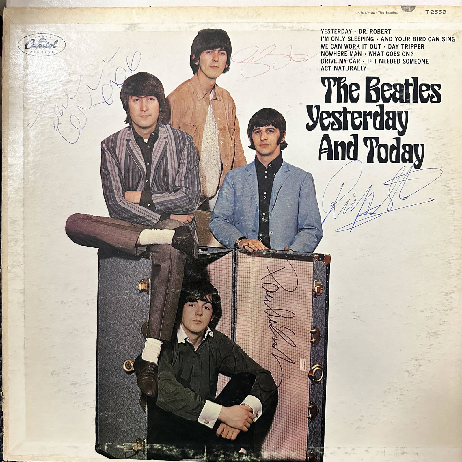 The Beatles Autographed Album All 4 Beatles Auction