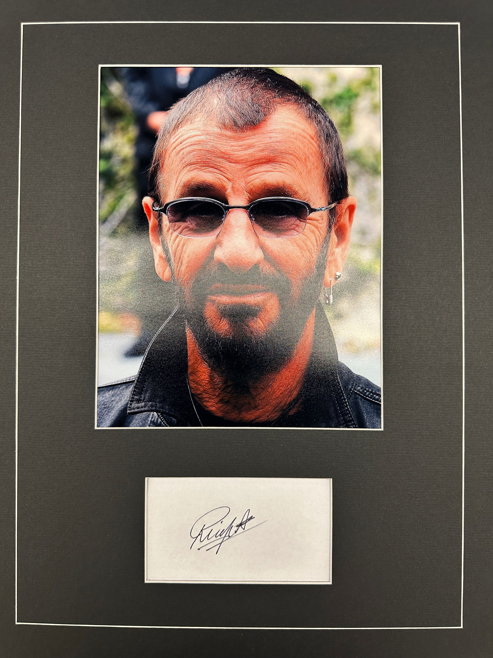 Ringo Starr Autograph Display Auction