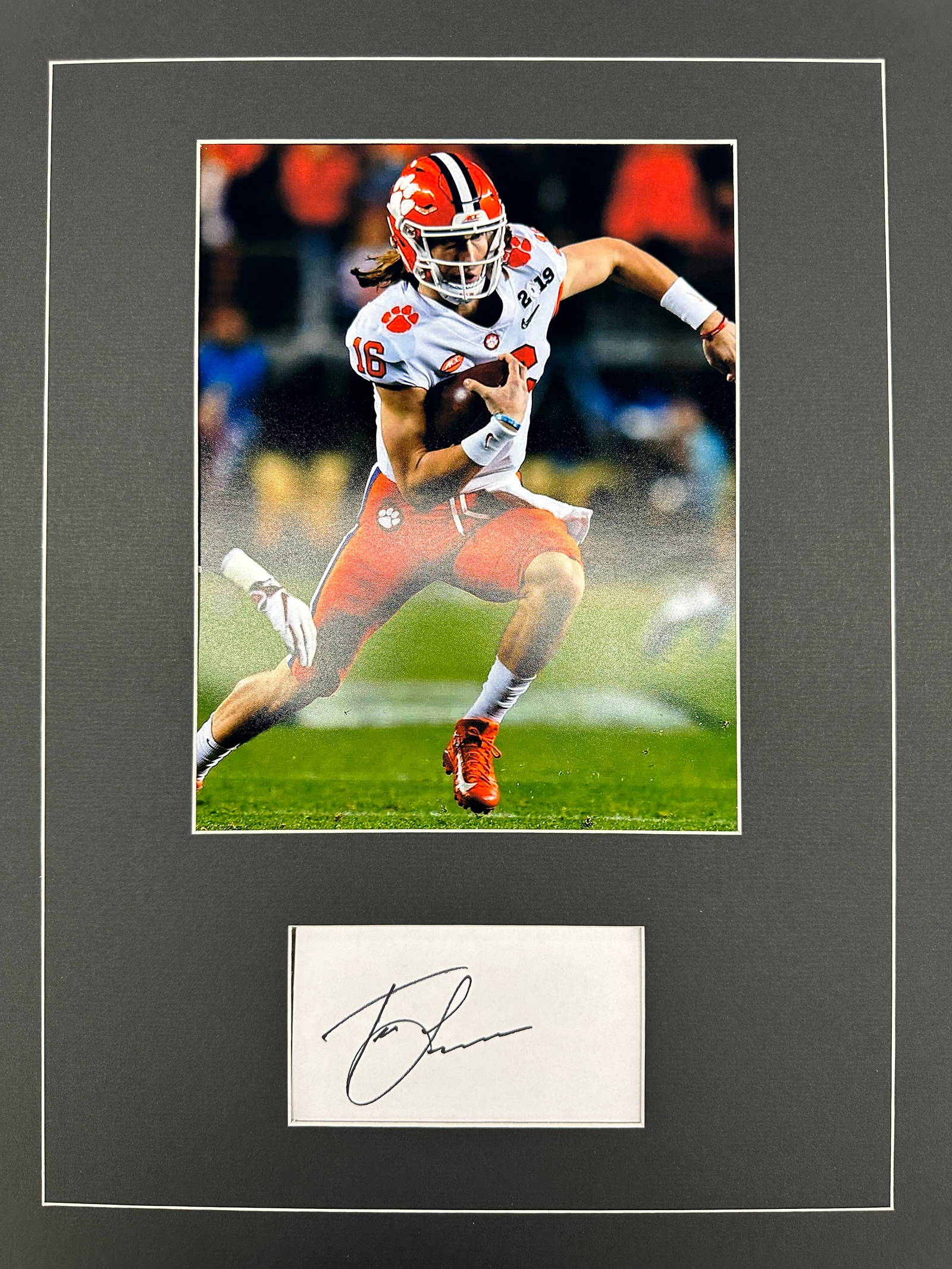Trevor Lawrence Autograph Display Auction