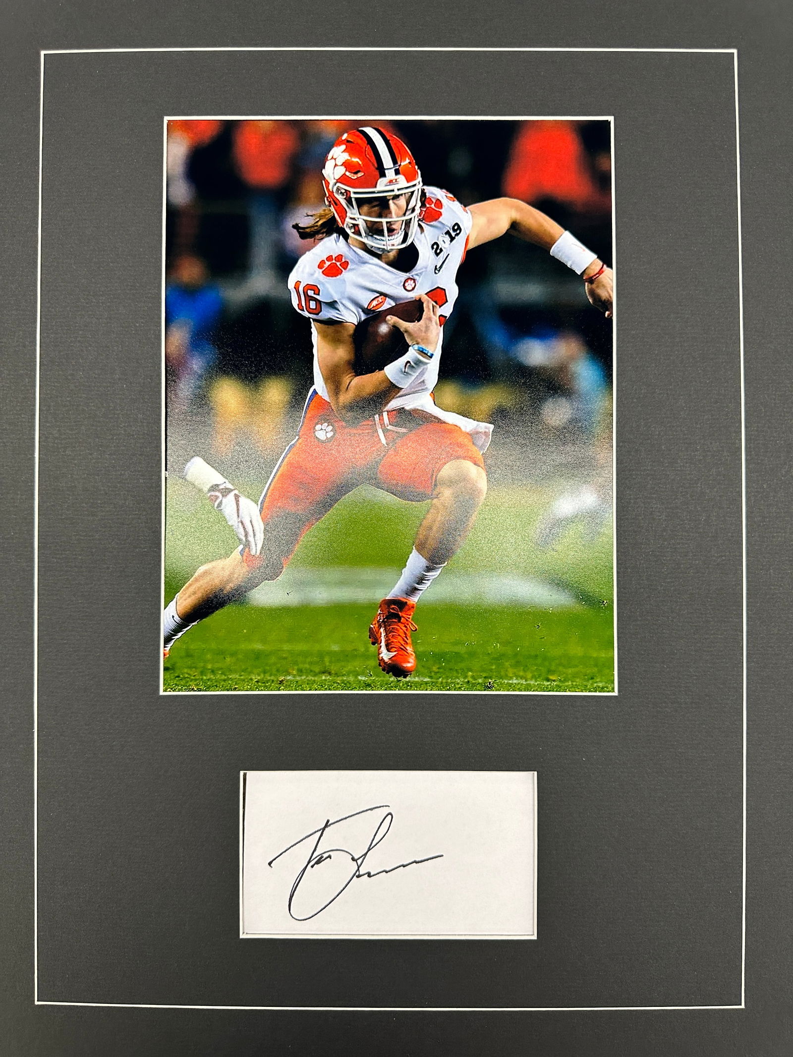 Trevor Lawrence Autograph Display Auction