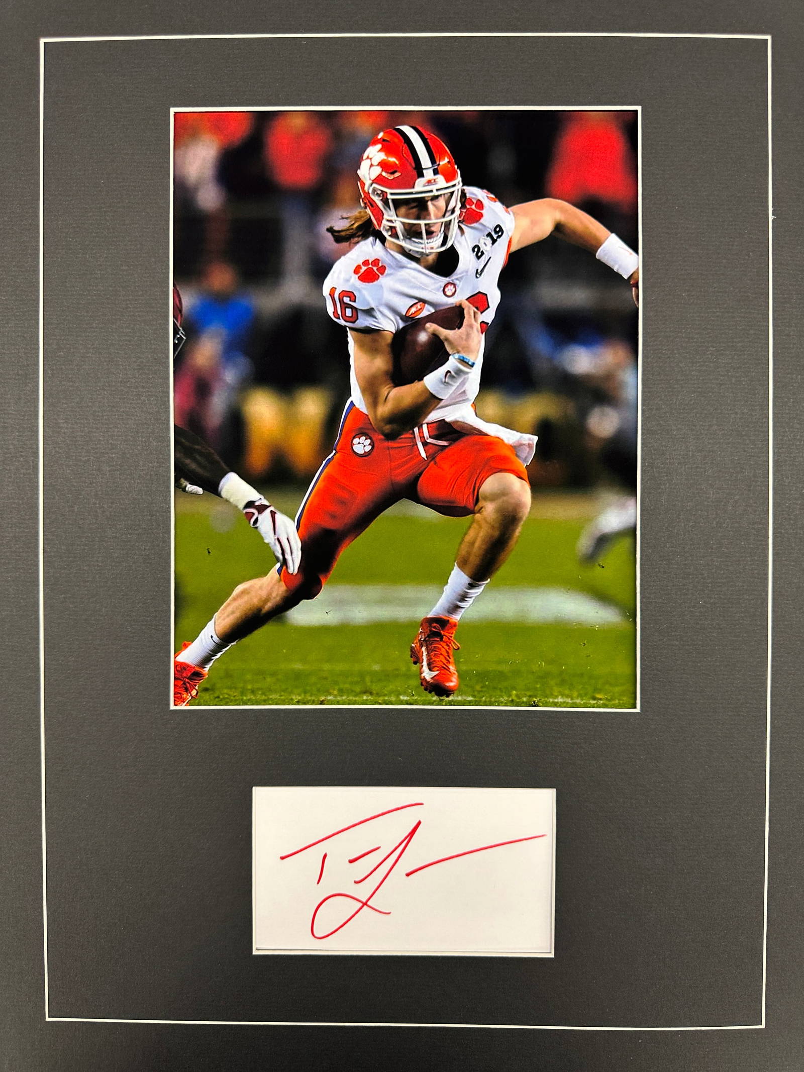 Trevor Lawrence Autographed Display Auction