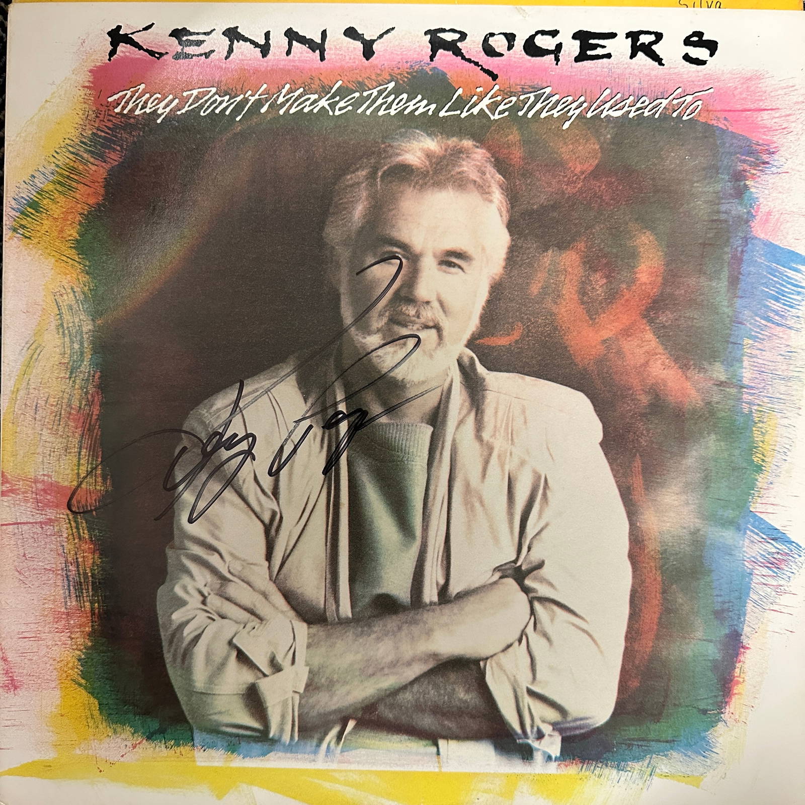 Kenny Rogers Autographed Album Auction