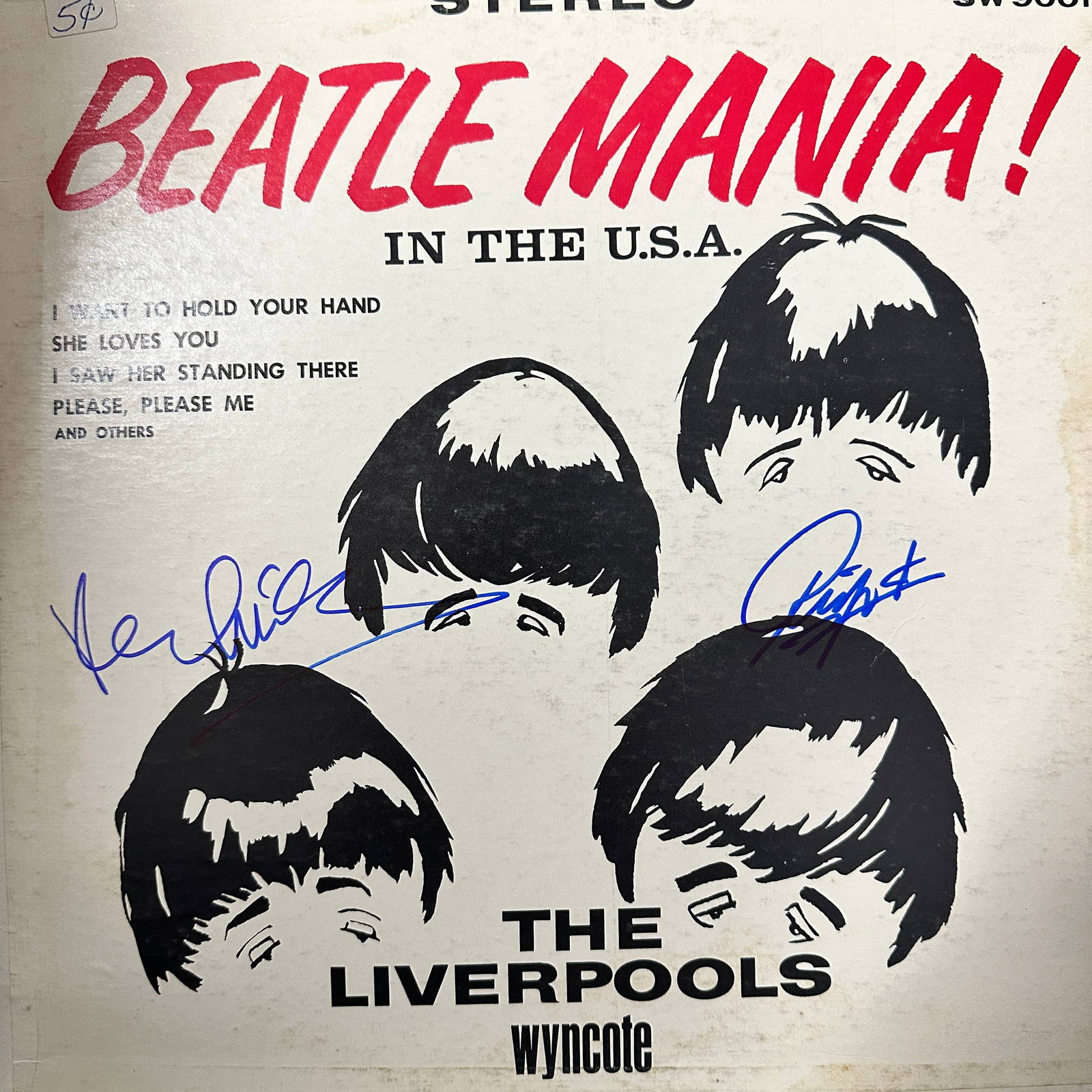 The Beatles Autographed Album Paul George Ringo Auction
