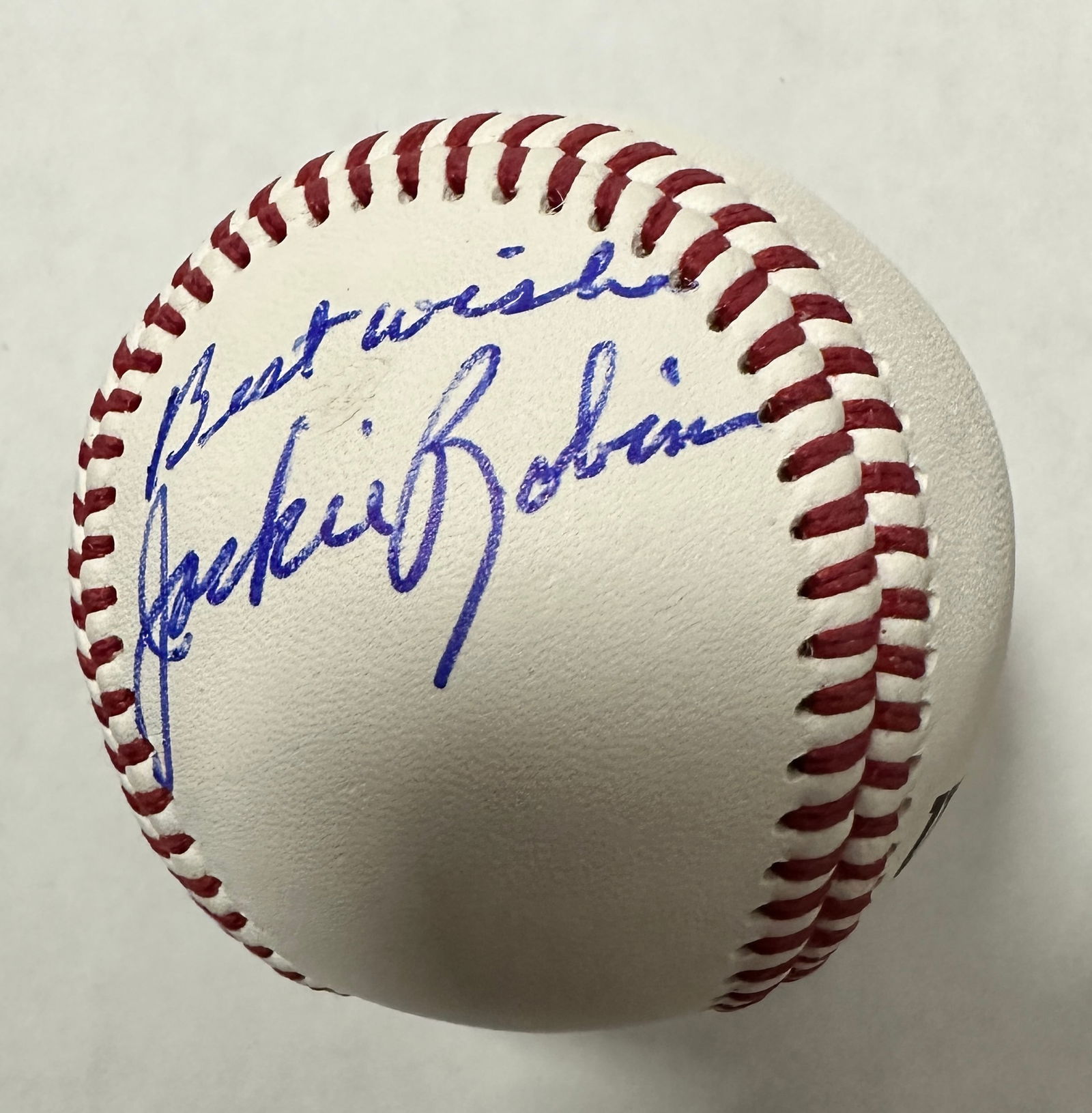 Jackie Robinson Autographed Baseball Auction