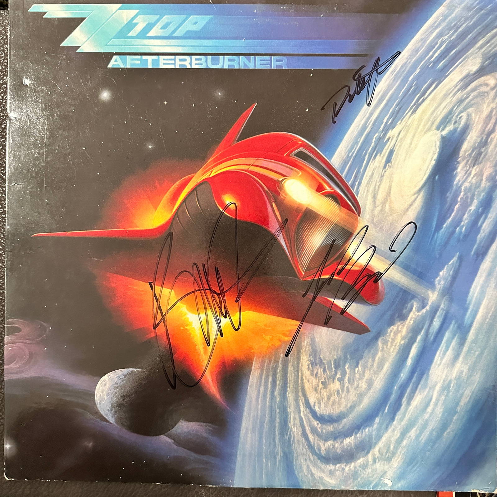 Zz Top Autographed Album All 3 Auction