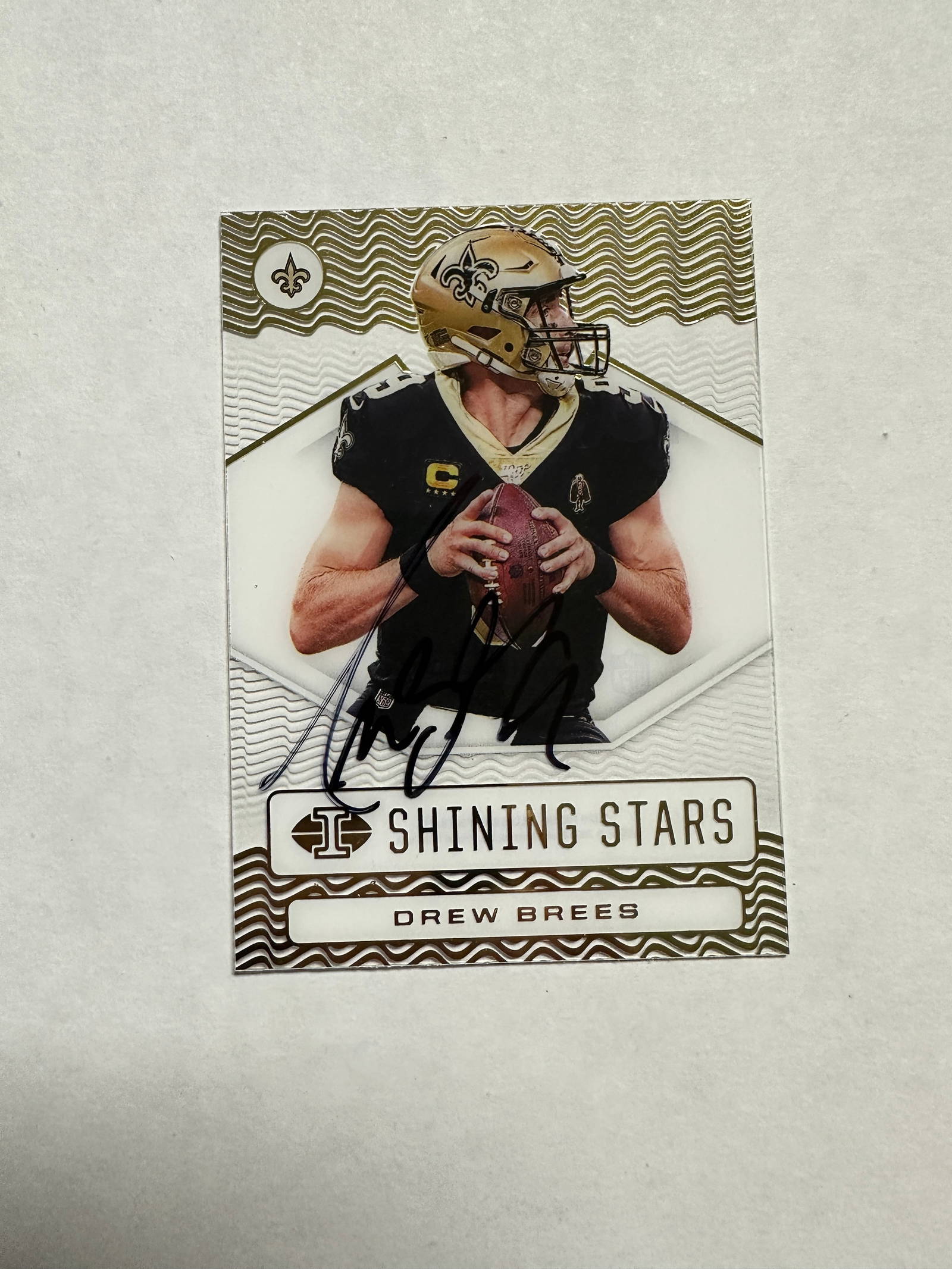 Drew Brees Autographed Card Auction