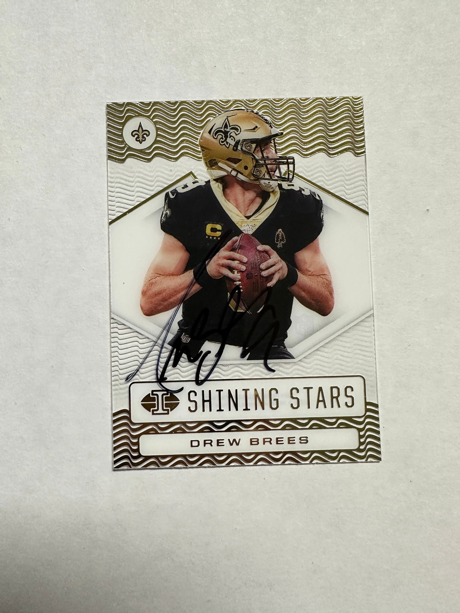 Drew Brees Autographed Card Auction