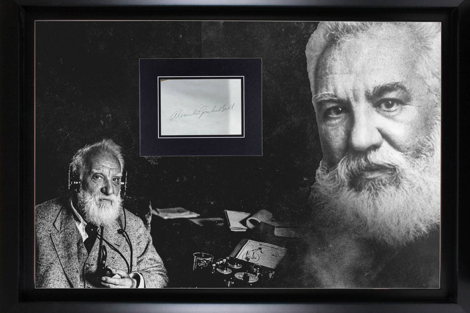 Alexander Graham Bell Autograph Display Auction