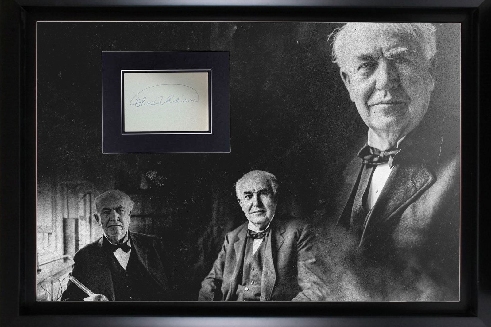 Thomas Edison Autograph Display