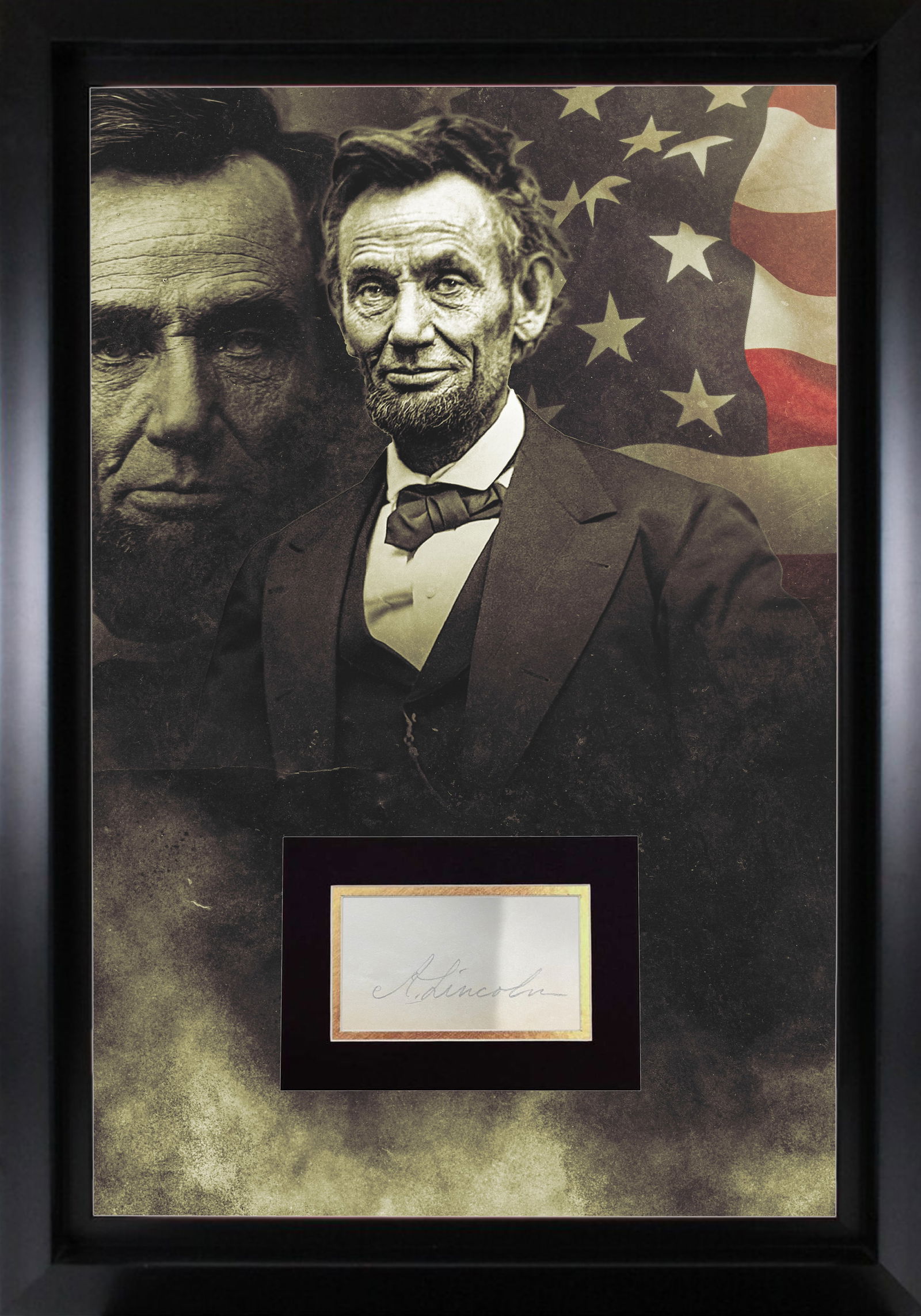Abraham Lincoln Autograph Display Auction