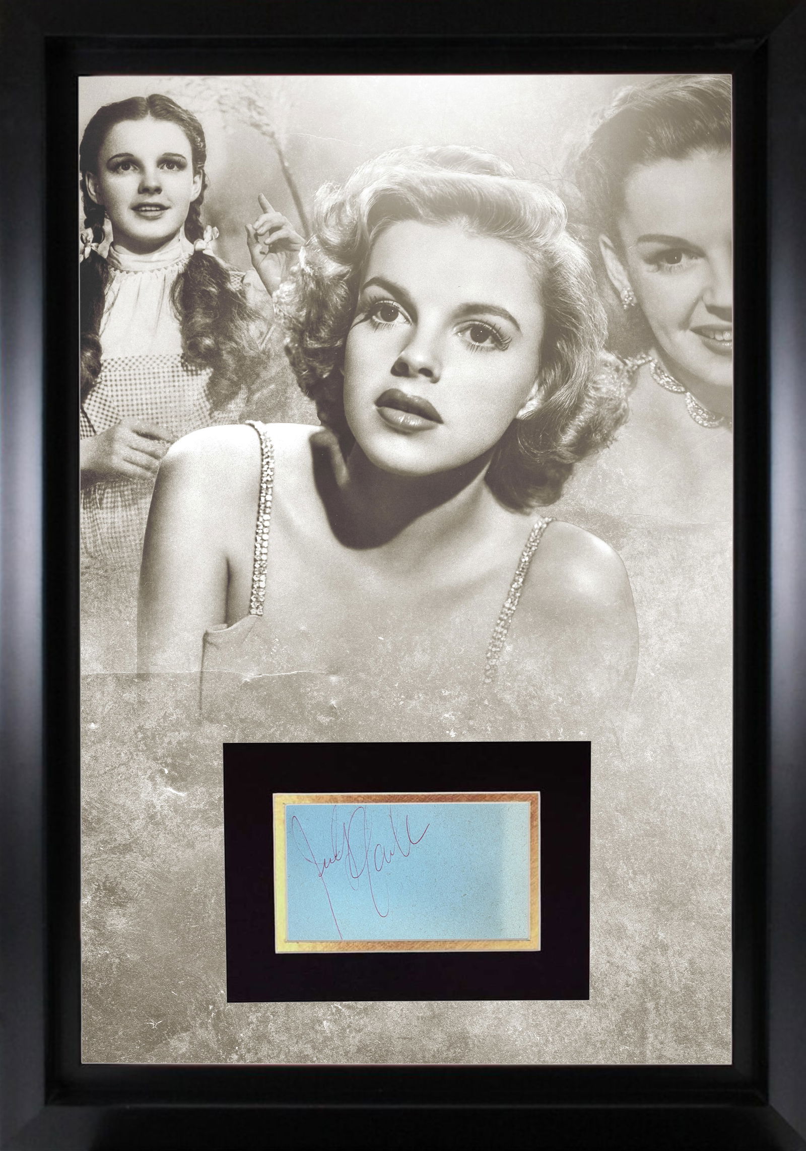 Judy Garland Autograph Display