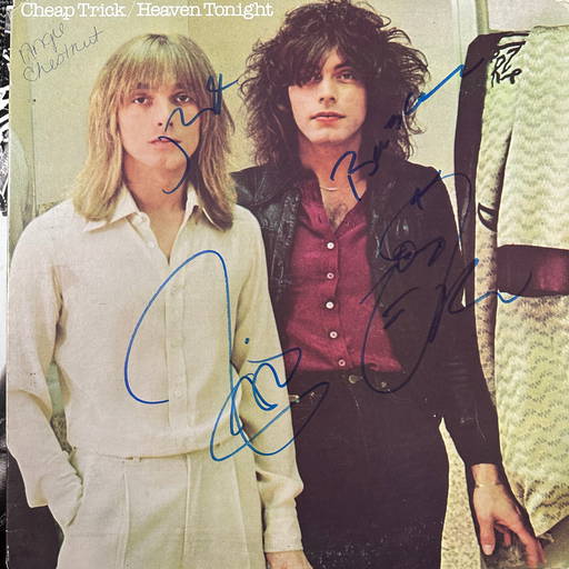 Cheap Trick Autographed Album All 4