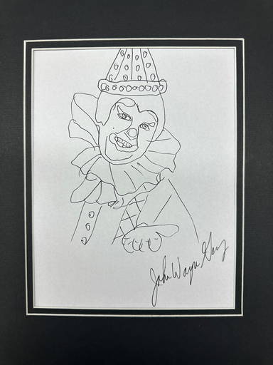 John Wayne Gacy Handdrawn Pogo Sketch