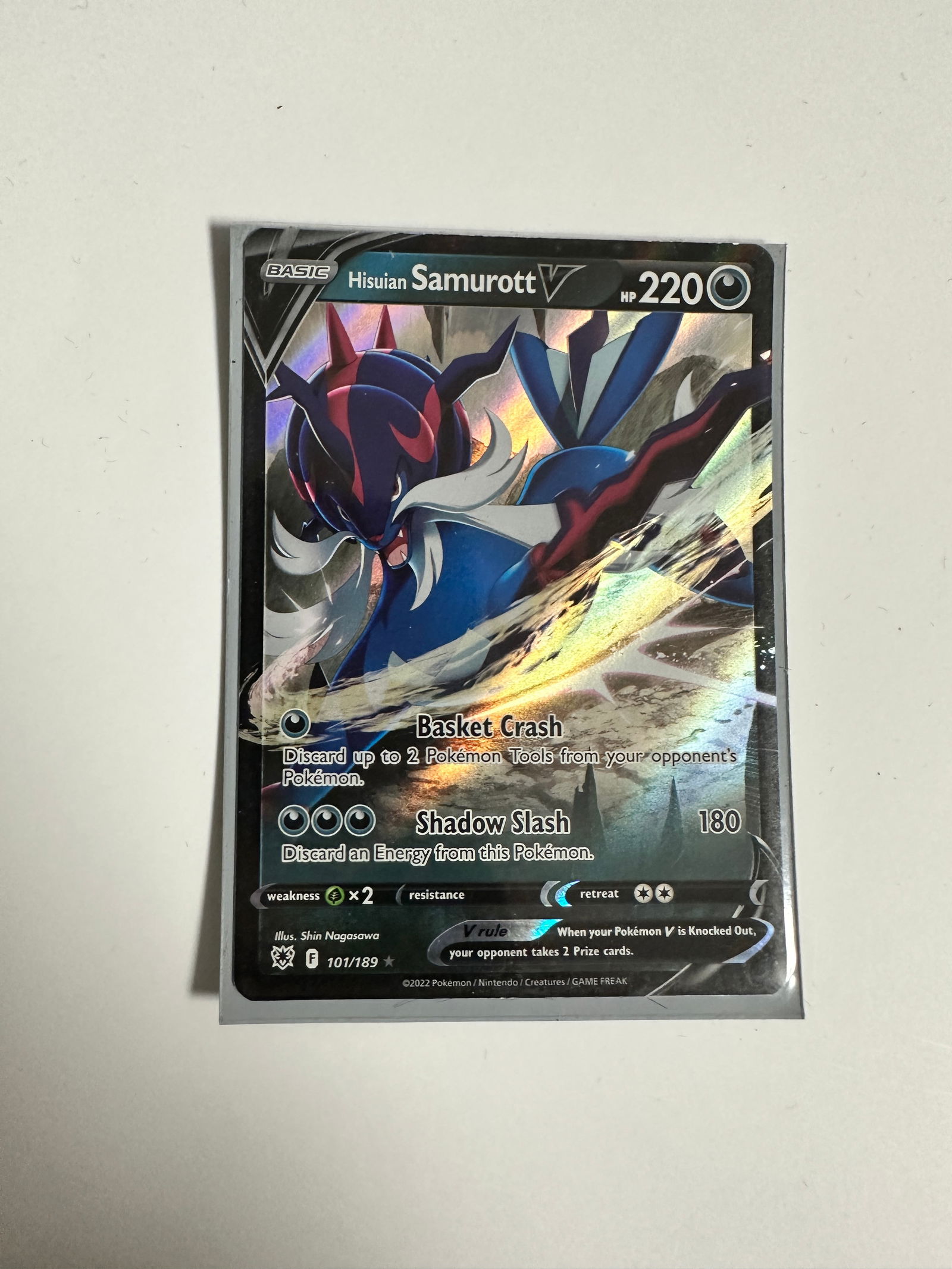 Hisuian Samurott Card Pokemon