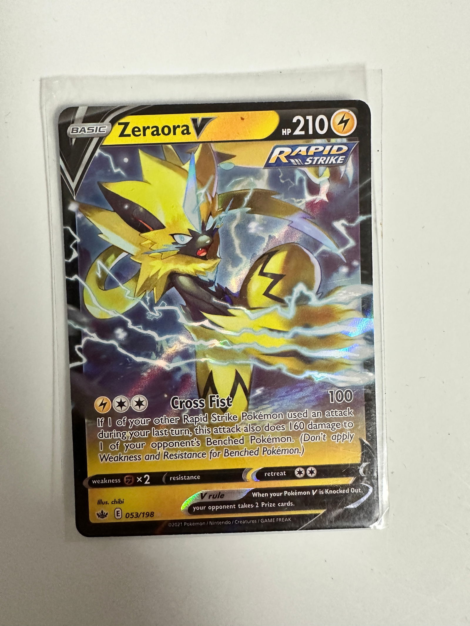 Zeraora Pokemon Card