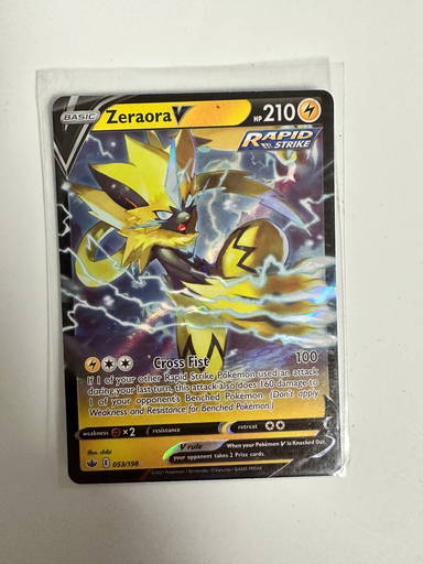 Zeraora Pokemon Card