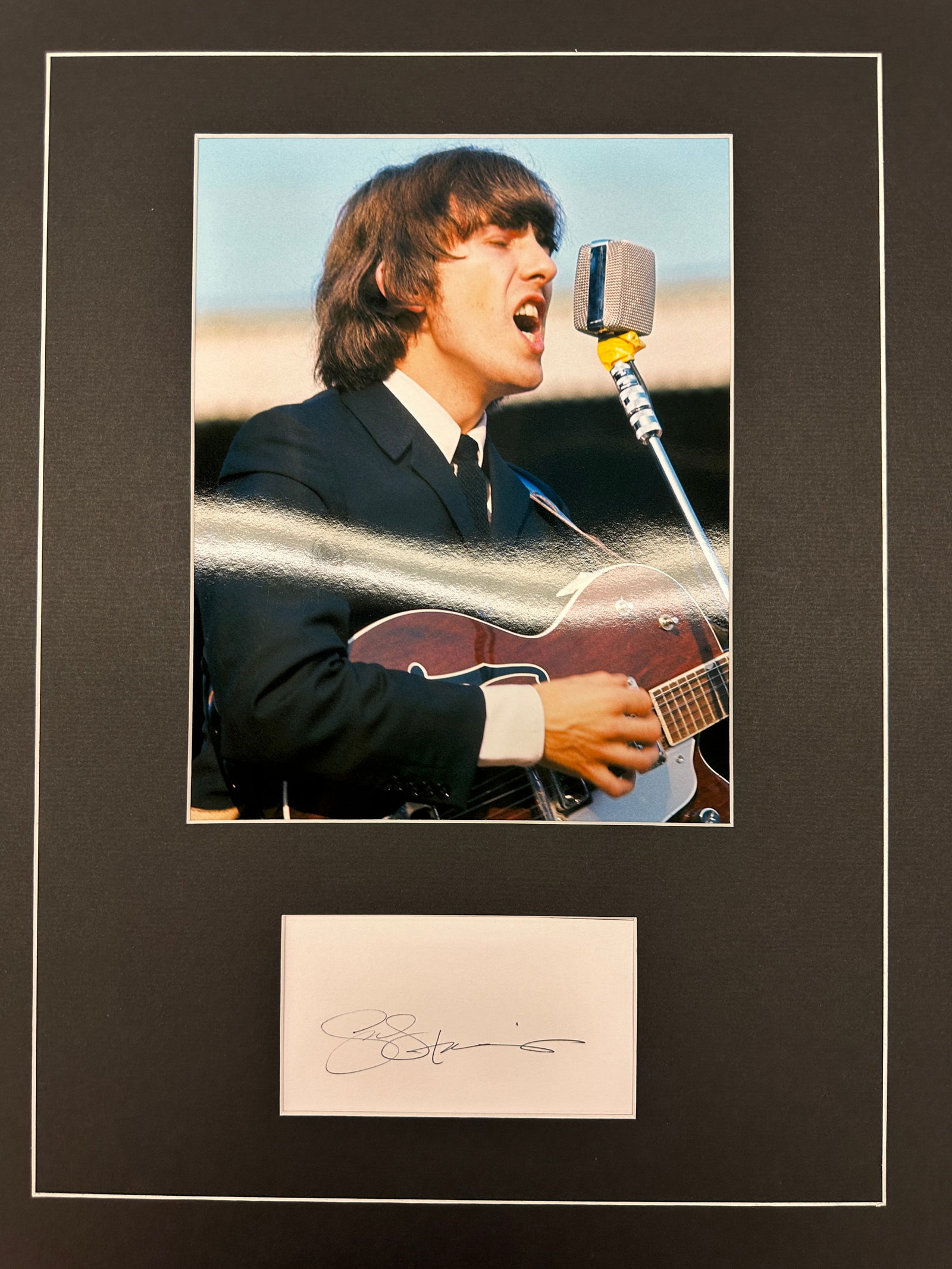 George Harrison Autograph Display - Oct 28, 2023 | Icz Auctions In Fl