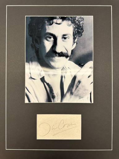 Jim Croce Autograph Display