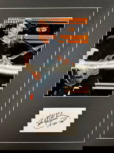 Eddie Van Halen Autograph Display