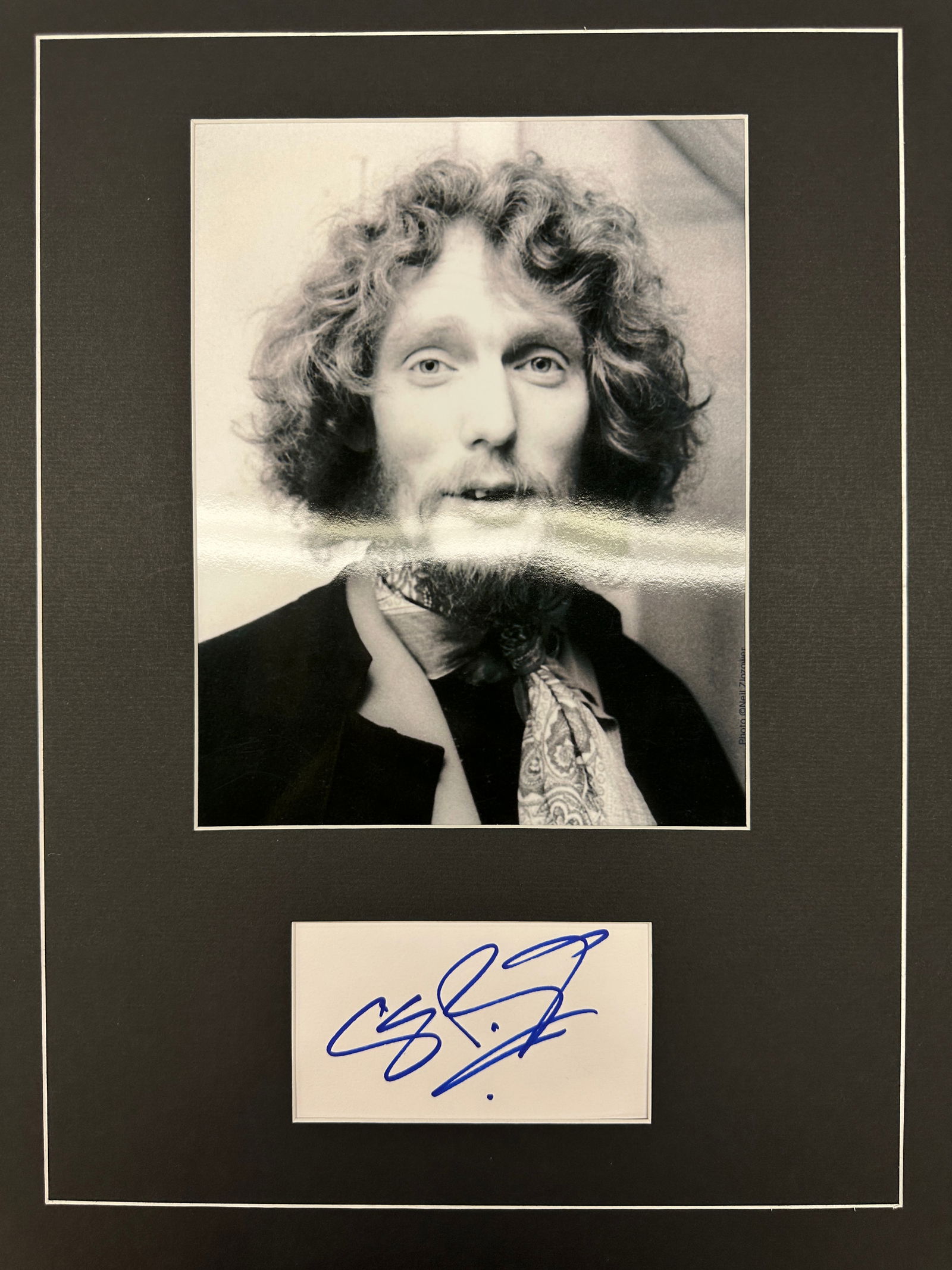 Ginger Baker Autograph Display