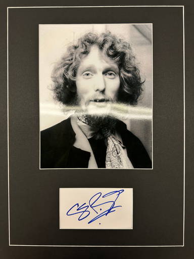 Ginger Baker Autograph Display