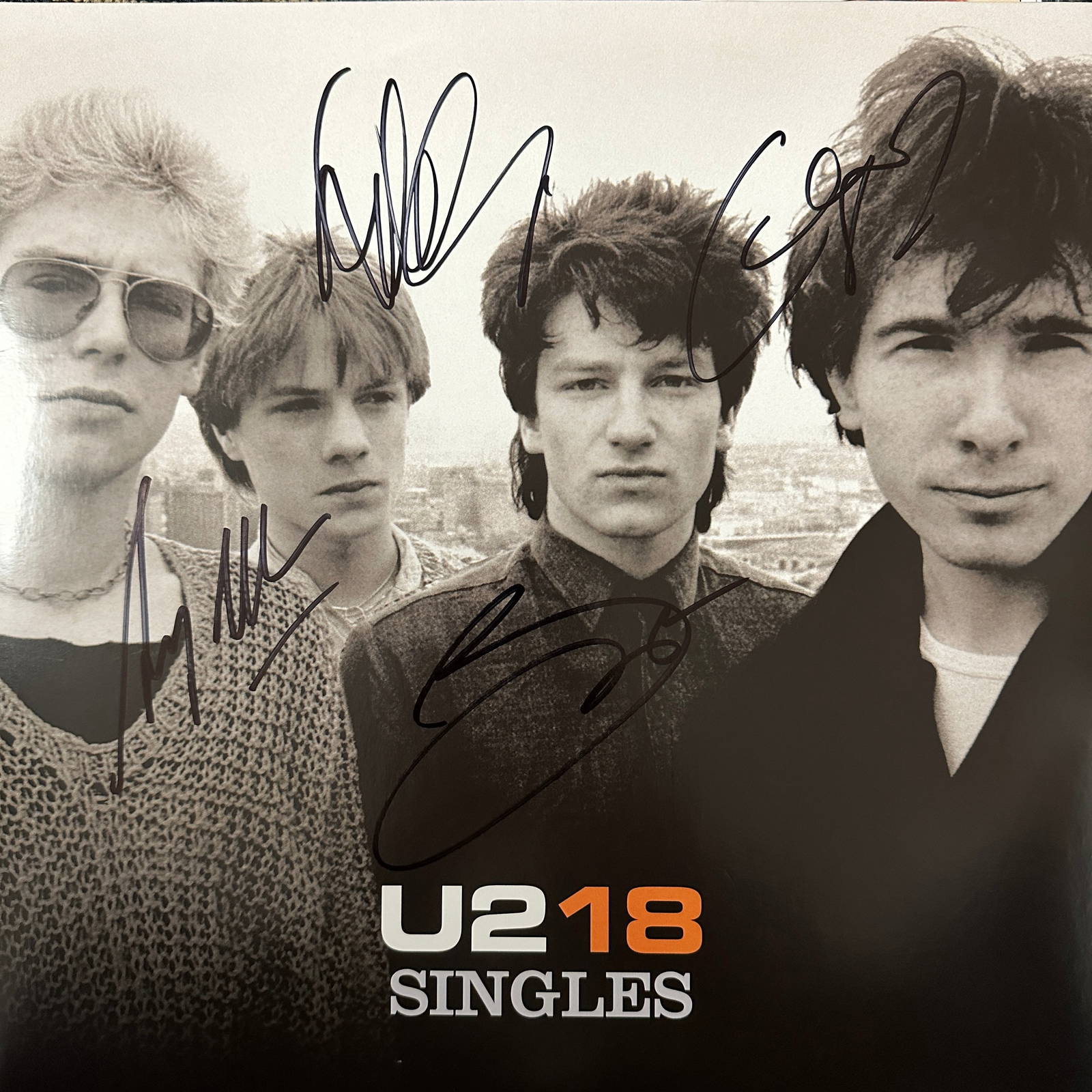 U2 Autographed Album All 4 Auction