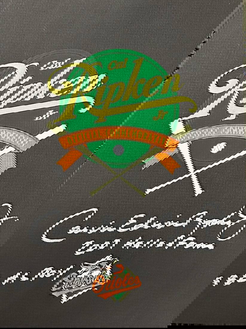 Cal Ripken Jr Autographed Full Name Book Auction