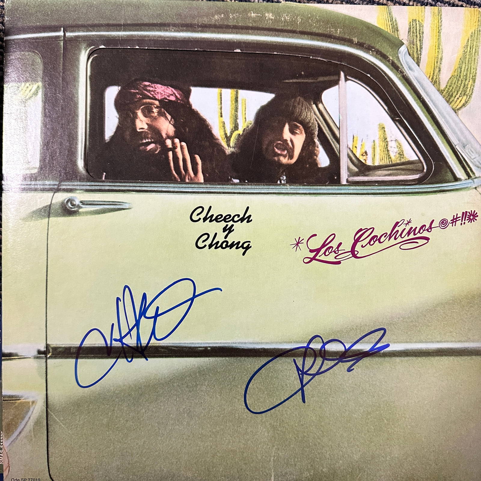 Cheech And Chong Autographed Album Auction
