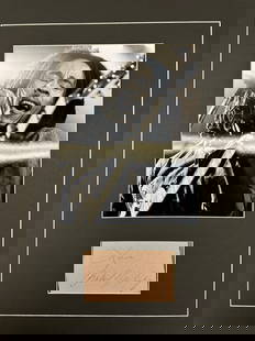 George Reeves Autograph Display Auction