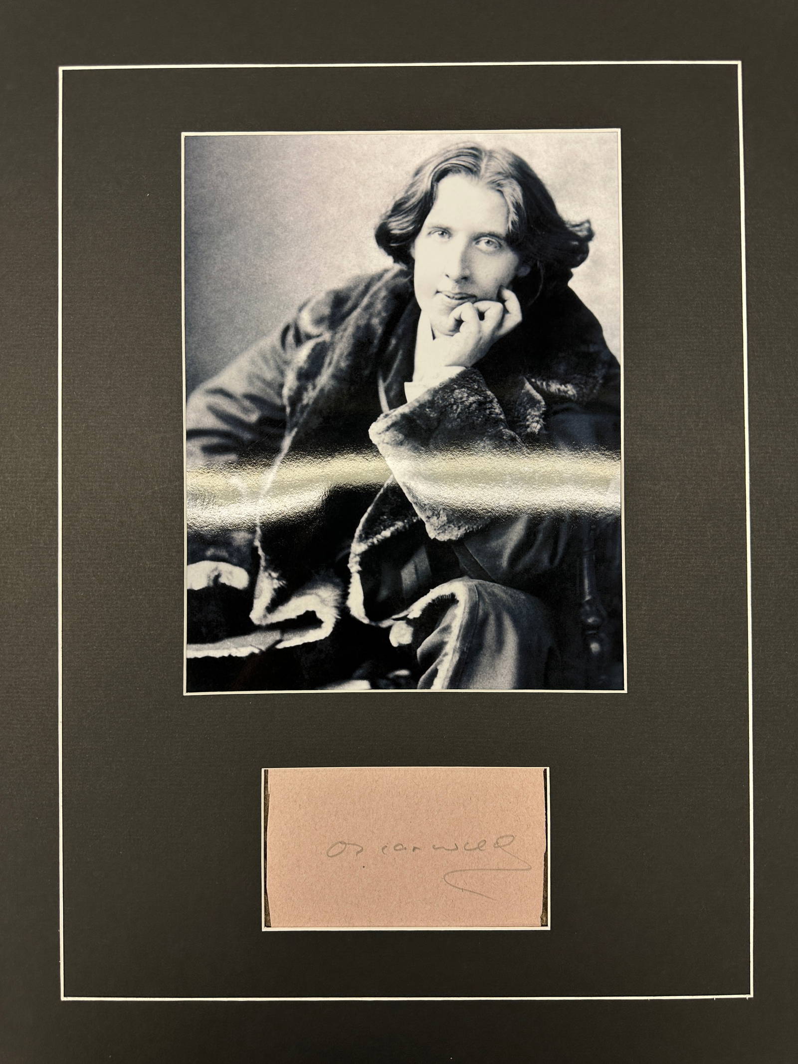 Oscar Wilde Autograph Display Auction