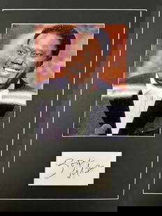 Abbott And Costello Autograph Display Auction