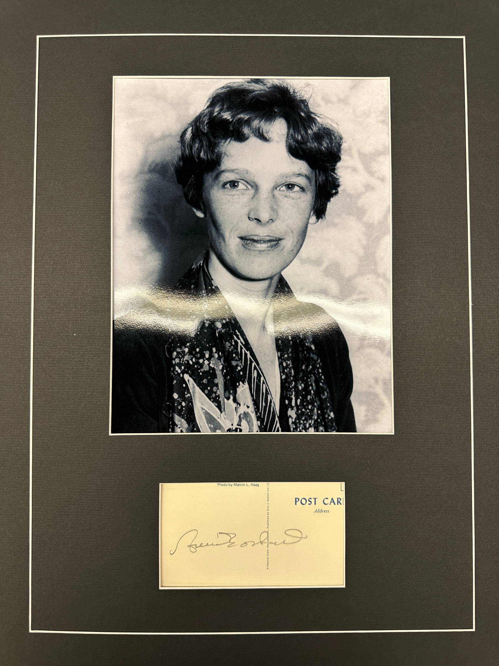 Amelia Earhart Autograph Display - Nov 09, 2023 | Icz Auctions In Fl