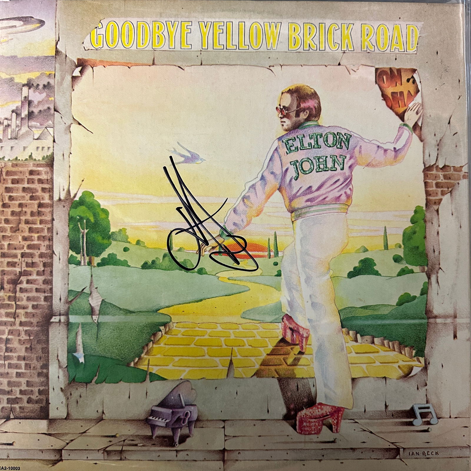 Elton John Autographed Album Auction Elton John Autographed Album Auction